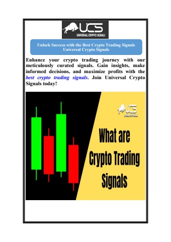Unlock Success with the Best Crypto Trading Signals Universal Crypto ...