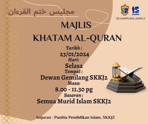Buku Program Khatam Al Quran 2023 SKKJ2 - SITI HALIJAH BINTI AHMAD ...