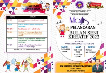 BUKU PROGRAM BULAN PANITIA PENDIDIKAN SENI VISUAL 2022 - citiaishah3 ...