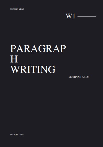 Paragraph writing - MUMINAH AKEM Flip PDF | AnyFlip