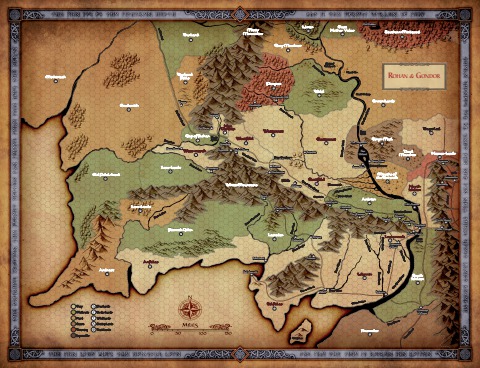 Adventures in Middle-Earth: The Road Goes Ever On Maps - Puccio Flip ...
