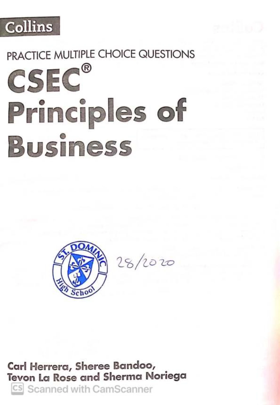 POB-CSEC (Multiple Choice)