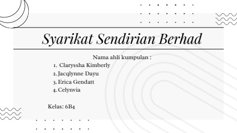 Syarikat Sendirian Berhad - Erica Yunus Flip PDF | AnyFlip