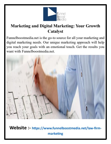 Marketing and Digital Marketing Your Growth Catalyst - Funnel Boost Media Flip PDF | AnyFlip