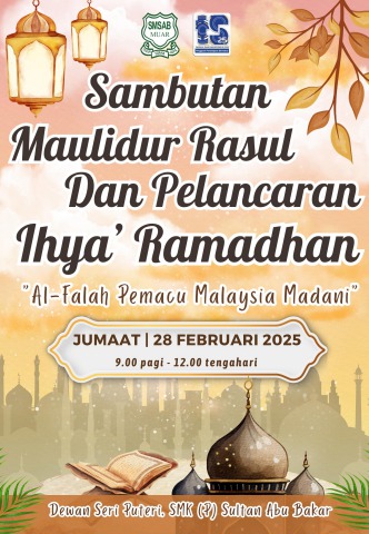 BUKU PROGRAM SAMBUTAN MAULIDUR RASUL DAN PELANCARAN IHYA RAMADHAN - g ...