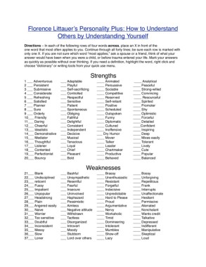 Personality Test PDF PDF Scientific Theories Stereotypes, 42% OFF