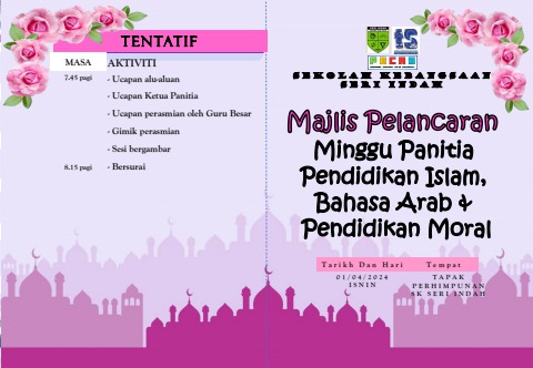 BUKU PROGRAM MINGGU PANITIA PAI, BA MORAL 2024 - Nur Azma Flip PDF ...