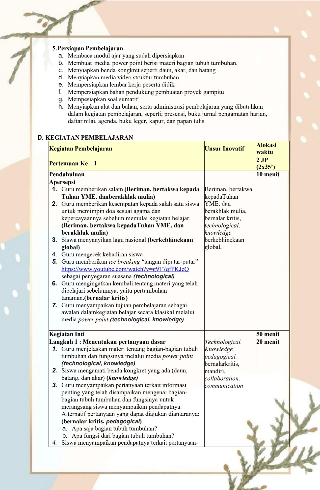 MODUL AJAR IPA KELAS 7 SMPLB TUNAGRAHITA
