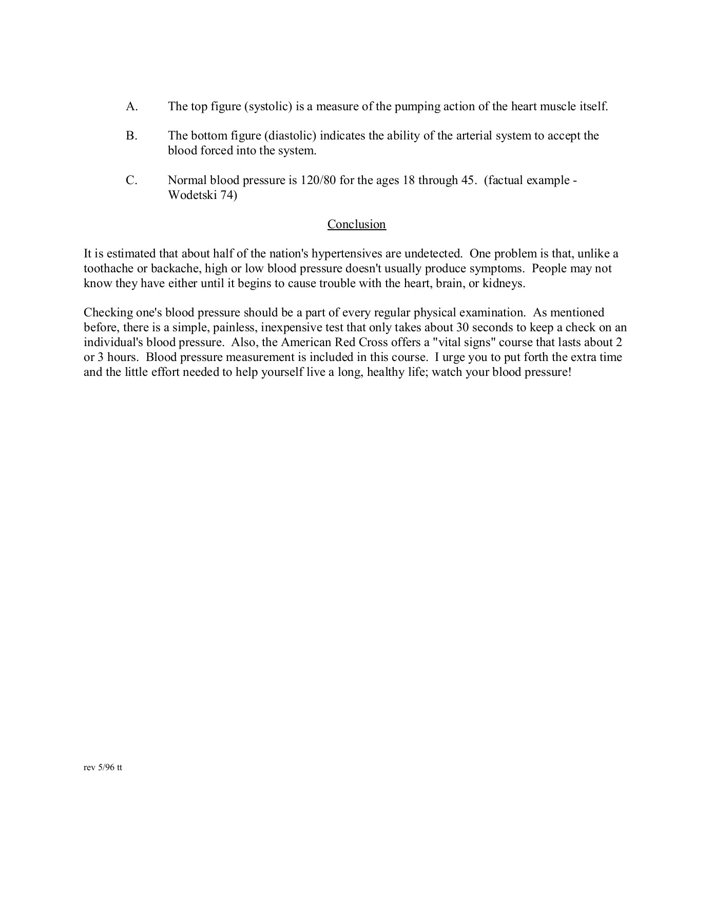 Demonstration Speech Outline Blank