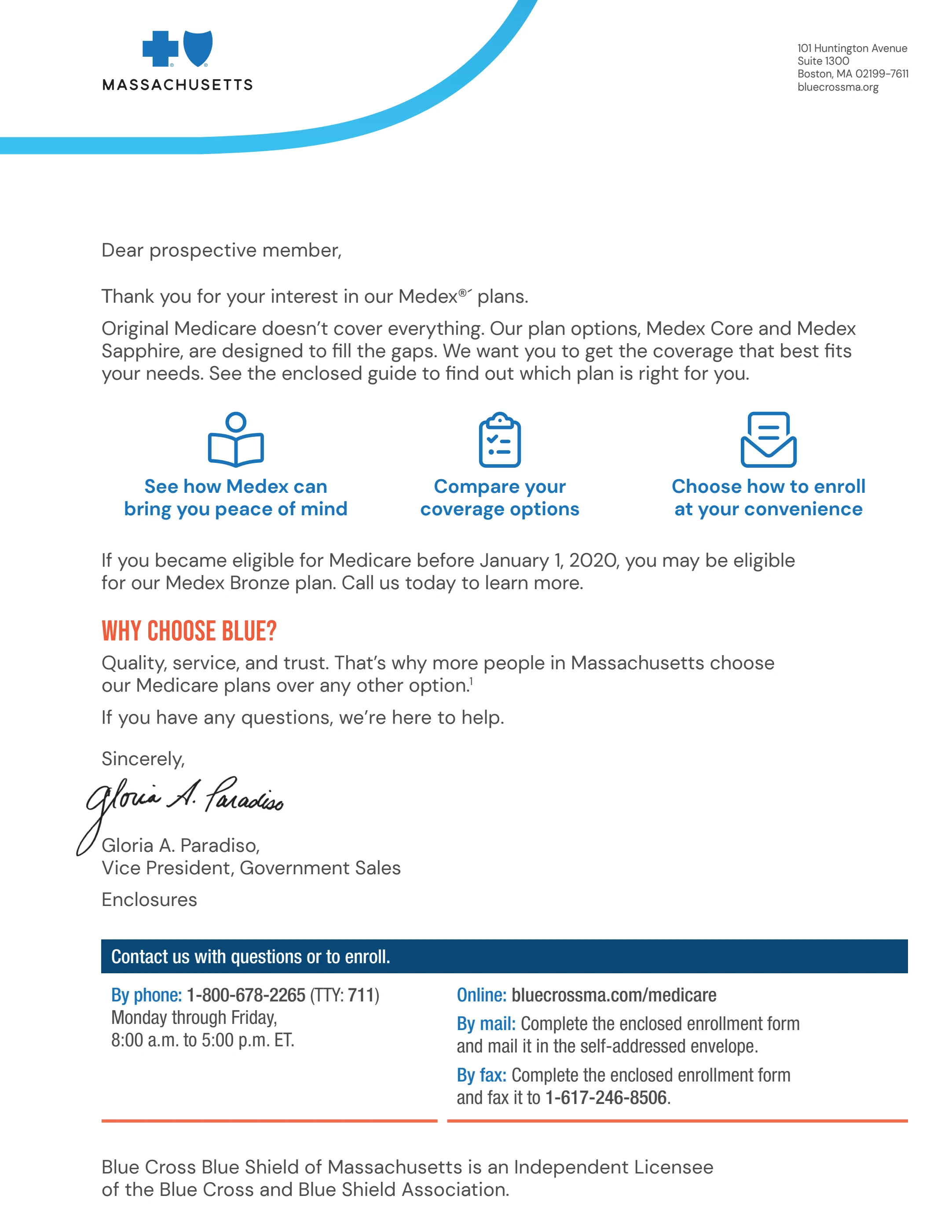 BCBSMA Medex Core Sapphire Sales Kit Book DECEMBER 2025 (2509864 ...