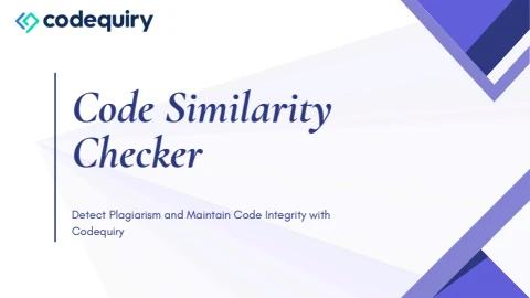 Codequiry – A Smarter Code Similarity Checker for Accurate Detection - Codequiry Flip PDF | AnyFlip
