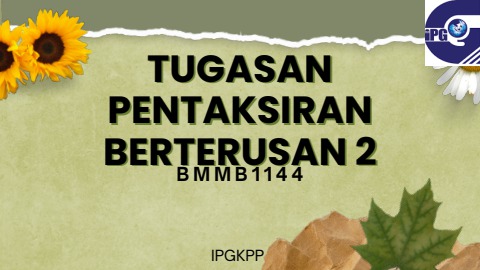 PB2 BMMB1144 - Baihaqi Alwi Flip PDF | AnyFlip