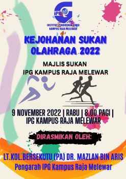 Kejohanan Olahraga Majlis Sukan IPGKRM 2022 - puravikunasegaran Flip ...