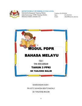 MODUL BM TAHUN 3 PPKI - matnur_83 | Membalik PDF Dalam talian | AnyFlip