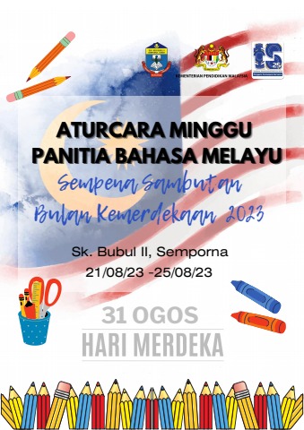 Aturcara dan Poster Minggu Panitia Bahasa Melayu Sempena Bulan ...