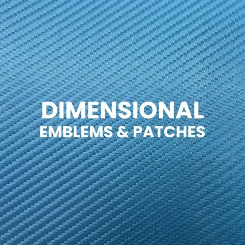 DIMENSIONAL EMBLEMS & PATCHES