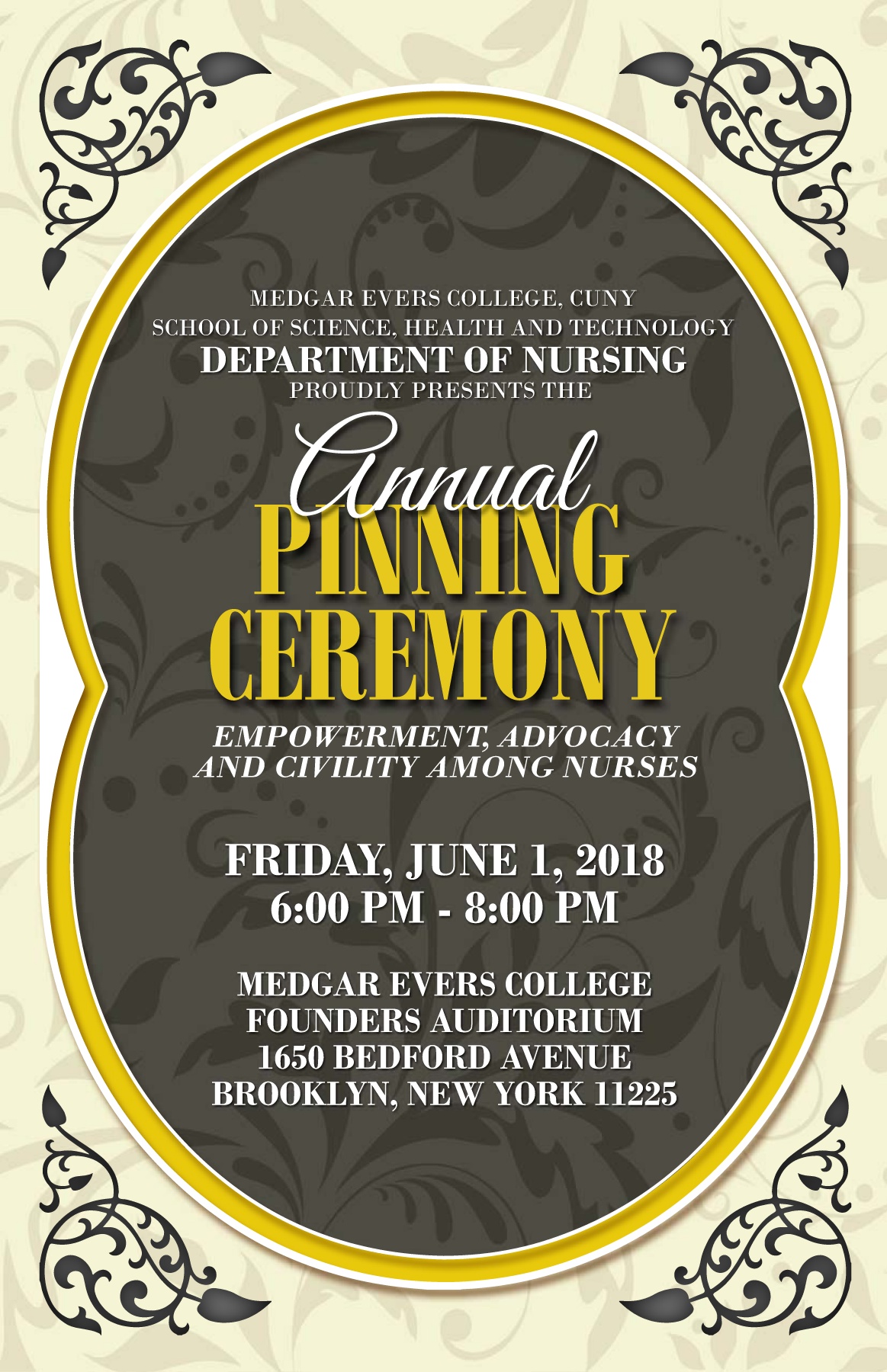 Pinning Ceremony Program Today At 4 P.m., Pima Will Celebrate Its