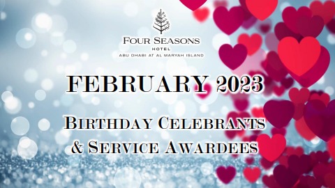 February Birthday Celebrants and Services Awardees ...