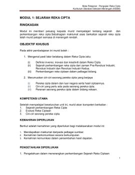 MODUL 1- PENGENALAN KEPADA REKA CIPTA - zkurnain70 | Membalik PDF Dalam ...