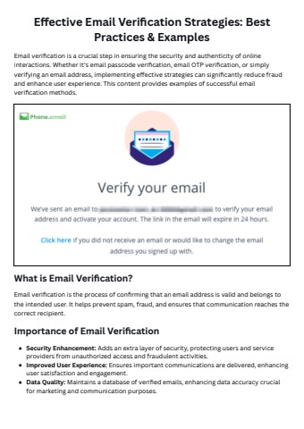Email Verification Strategies for Growing Businesses