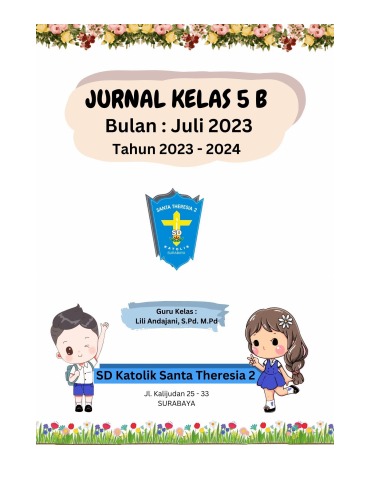 Jurnal kelas 5B bulan Juli 2023 - liliandajani60 Flip PDF | AnyFlip