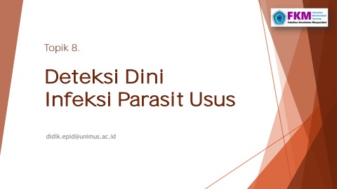 Deteksi Dini Infeksi Parasit Usus