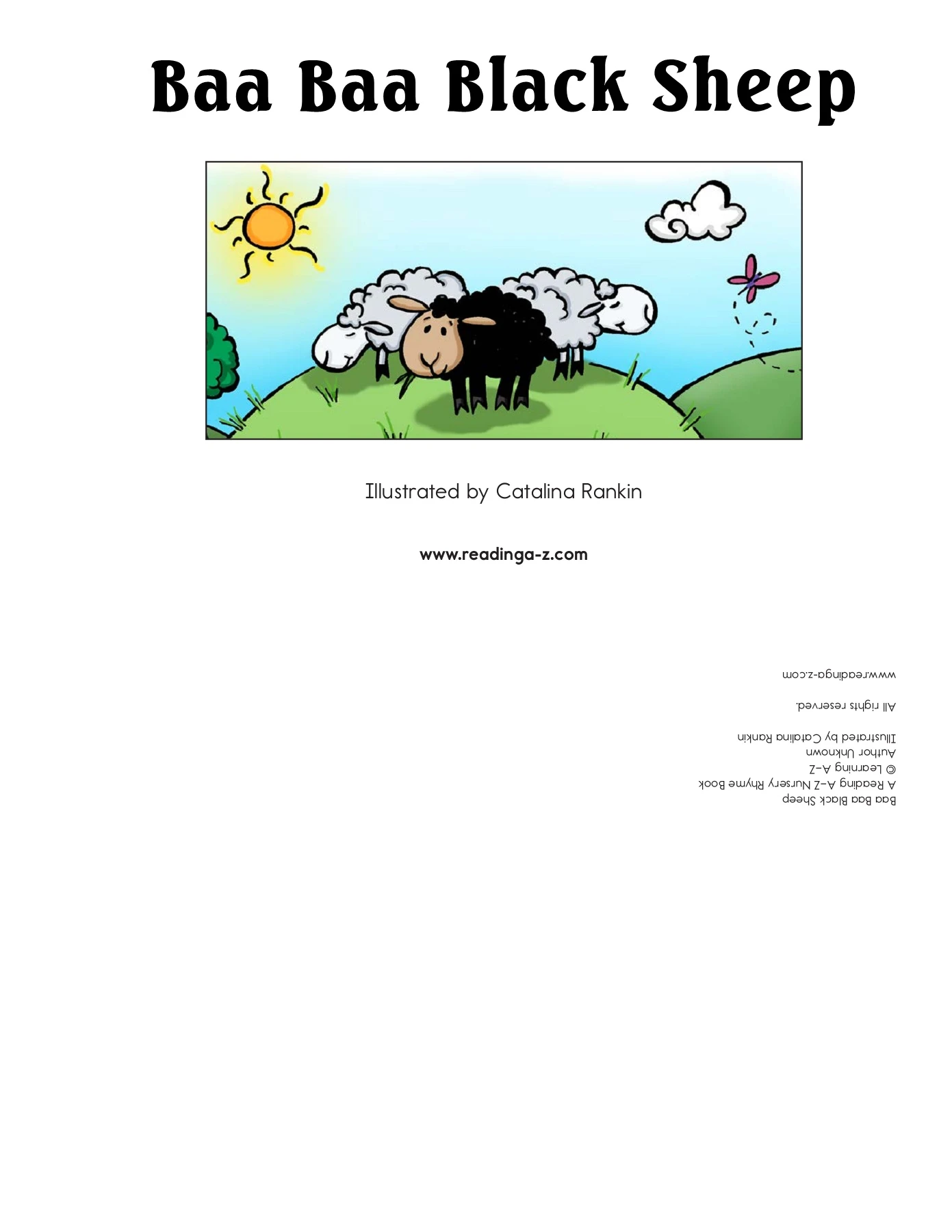 Baa Baa Black Sheep