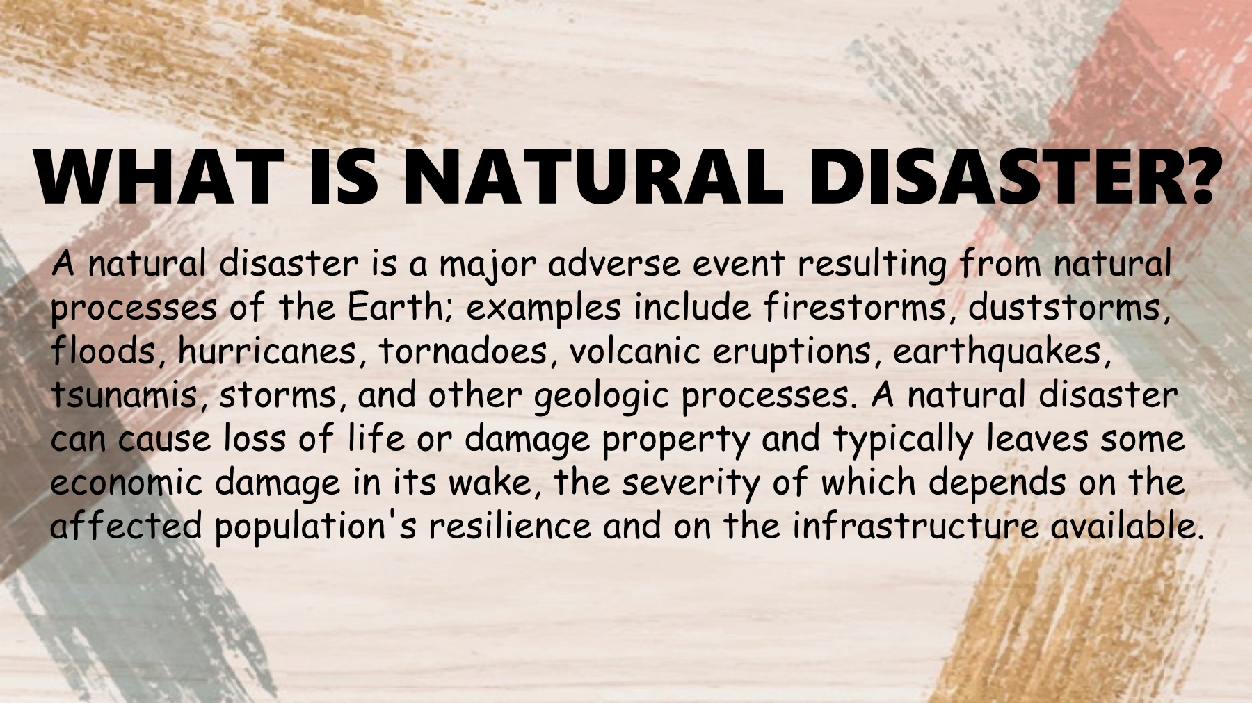 Natural Disaster Definition Natural Disaster Welcome To Navjivan