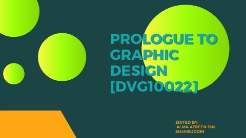 Prologue to Graphic Design - Alma Azreen Flip PDF | AnyFlip