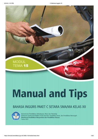 B Inggris Paket C_Final_Modul 15 - Bisa Apa Flip PDF | AnyFlip
