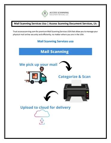 Mail Scanning Services Usa Access Scanning Document Services, Llc