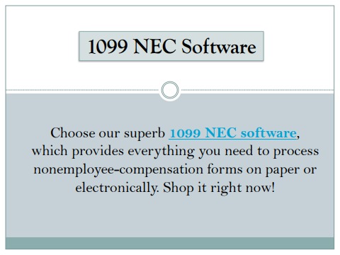 1099 NEC Software - 1099FIRE Flip PDF | AnyFlip