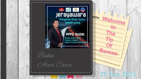 BUKU ATUR CARA JERAYAWARA PROGRAM DUTA GURU SABAH #PPDKUDAT