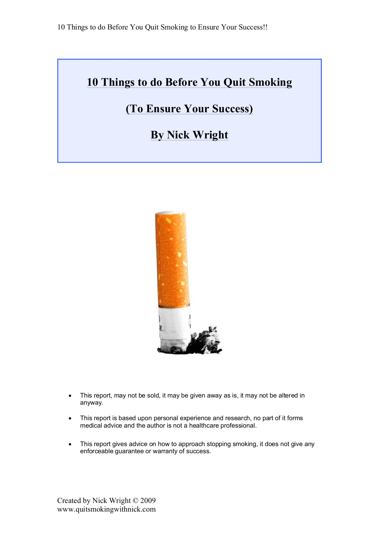 Quit Smoking Worksheets Quit Smoking Course Of The Health Foundation
