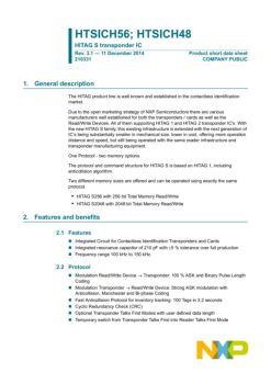 HTSICH56; HTSICH48 HITAG S transponder IC - Guset User Flip PDF | AnyFlip