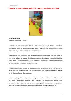 Kenali Tahap Perkembangan & Kebolehan Anak-Anak - Pusat Sumber Al ...