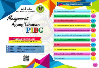 BUKU PROGRAM MESYUARAT AGUNG PIBG MAAHAD AL-YAHYAWIAH KALI KE-14 TAHUN 2022 - g-34196248 Flip ...