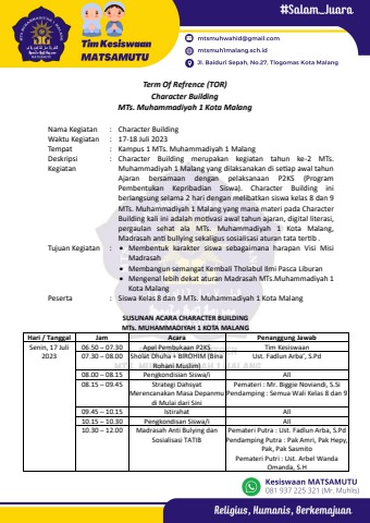 TOR Character Building - muhlisahmad2013 Flip PDF | AnyFlip