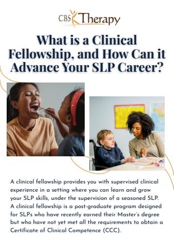 What is a Clinical Fellowship, and How Can it Advance Your SLP Career?