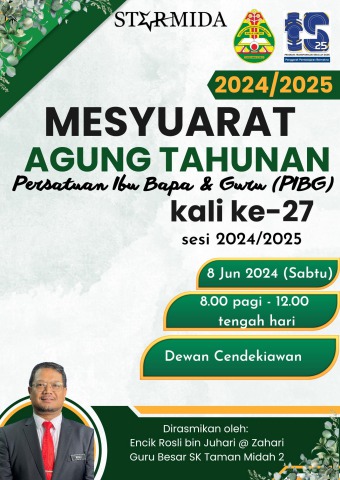 BUKU PROGRAM MESYUARAT AGUNG TAHUNAN PIBG SK TAMAN MIDAH 2 KALI KE-27 - NOOR AFIQAH BINTI ROSLI ...