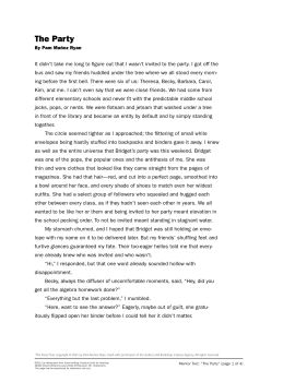 "The Party" by Pam Munoz Ryan (Mentor Text) - Guset User Flip PDF | AnyFlip
