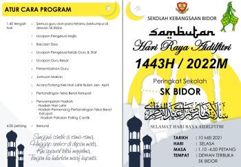 Buku Program Sambutan Hari Raya SK Bidor 2022 - saiful.onny Flip PDF | AnyFlip