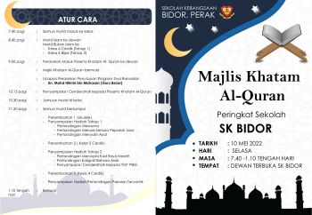 Buku Program Majlis Khatam Al- Quran SK Bidor 2022 - saiful.onny Flip PDF | AnyFlip