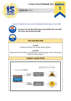 1.3.1 PERKAITAN HALA TUJU PROGRAM TS25 vs HALA TUJU KPM - skdesacemerlangjba1079 | Membalik PDF ...
