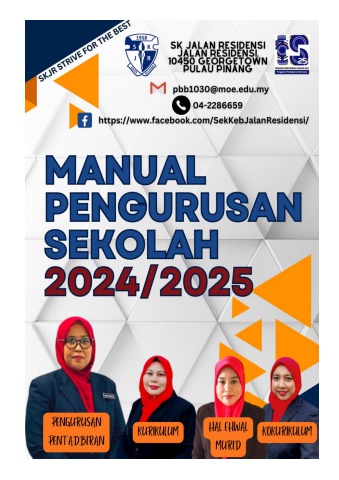MANUAL PENGURUSAN SEKOLAH SK JALAN RESIDENSI 2024/2025 - g-90212705 Flip PDF | AnyFlip