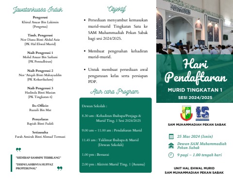PAMPLET HARI PENDAFTARAN MURID TING.1 SAMMPS 2024 - g-12157270 Flip PDF | AnyFlip