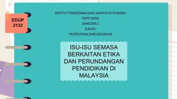Isu-isu semasa berkaitan etika pendidikan ebook - farah.nasuha.ghazali | Membalik PDF Dalam ...
