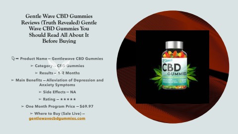 Gentle Wave CBD Gummies Reviews - rtualwetua Flip PDF | AnyFlip