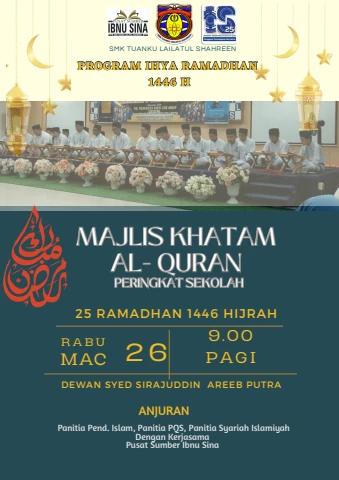 BUKU PROGRAM KHATAM AL- QURAN 2025