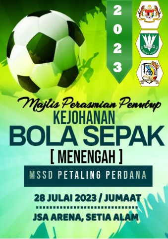 BUKU PROGRAM KEJOHANAN BOLA SEPAK MSSD PETALING PERDANA TAHUN 2023 - emeliasafila269 Flip PDF ...